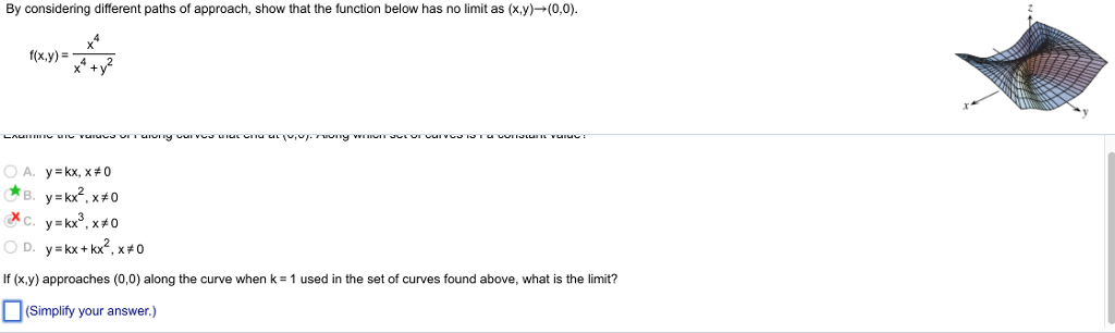 Solved By considering different paths of approach, show that | Chegg.com