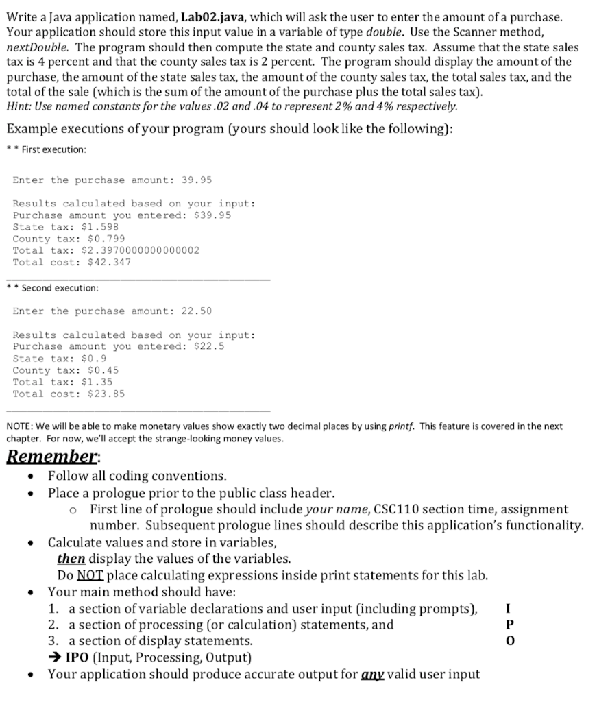 Solved Write a Java application asking the user to enter the | Chegg.com