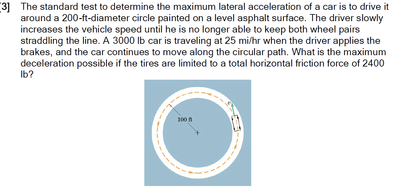 Solved 3] The standard test to determine the maximum lateral | Chegg.com