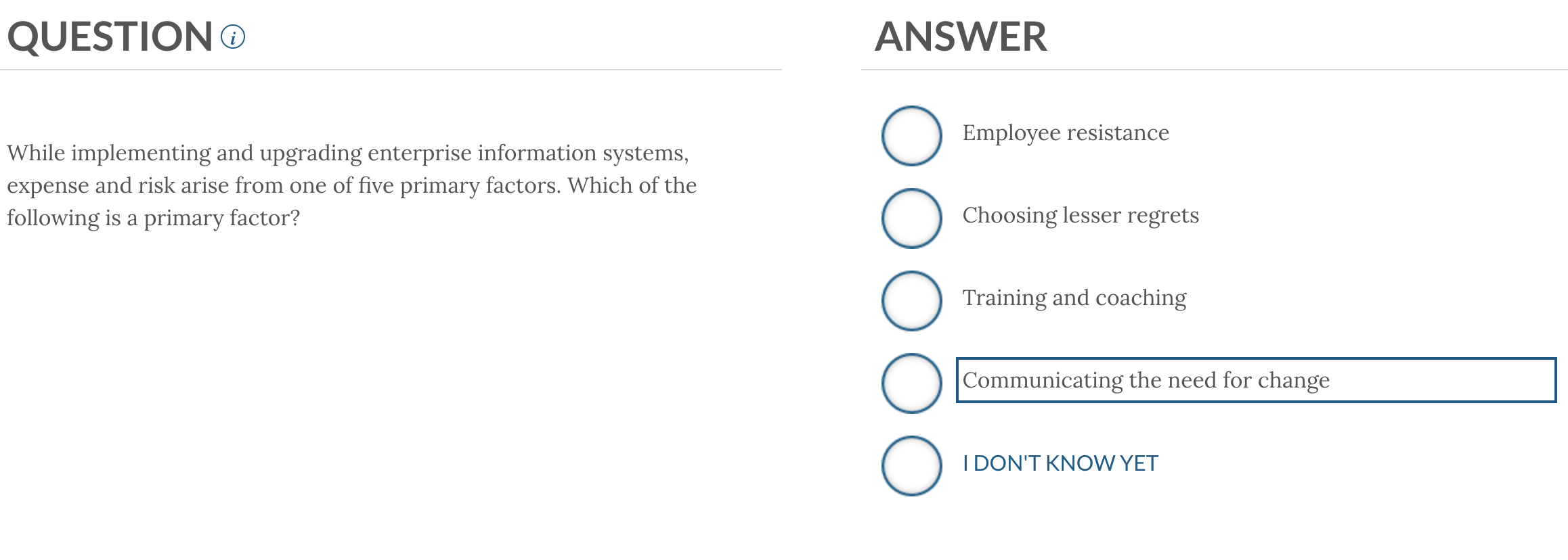 Solved While implementing and upgrading enterprise | Chegg.com