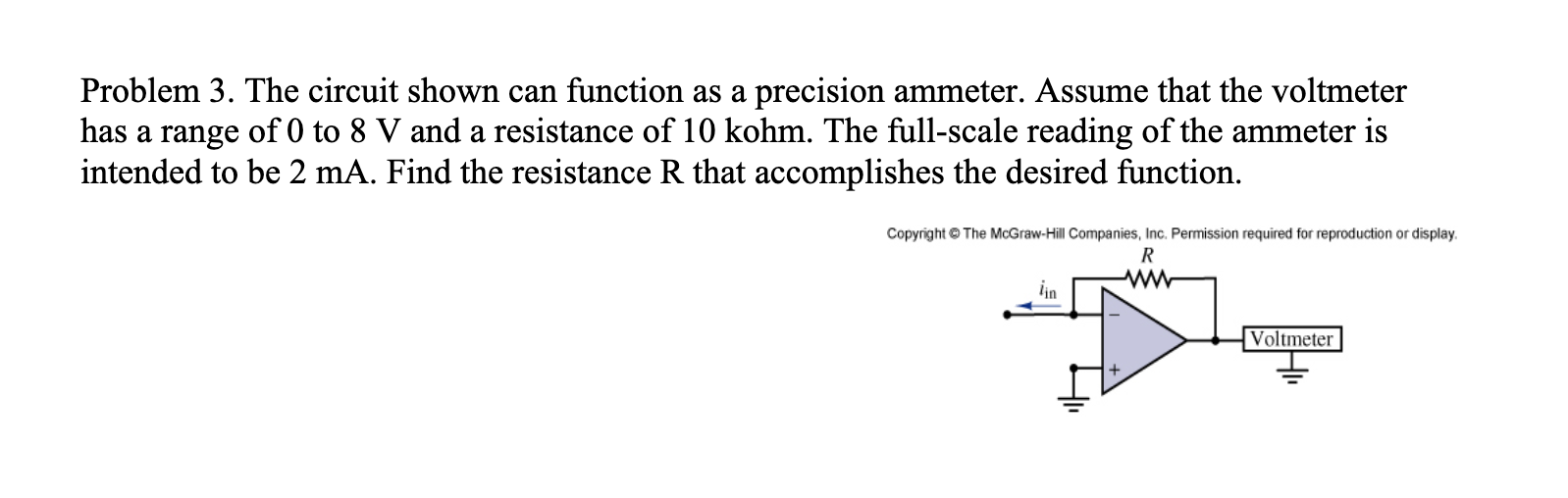 Solved Problem 3. The circuit shown can function as a | Chegg.com