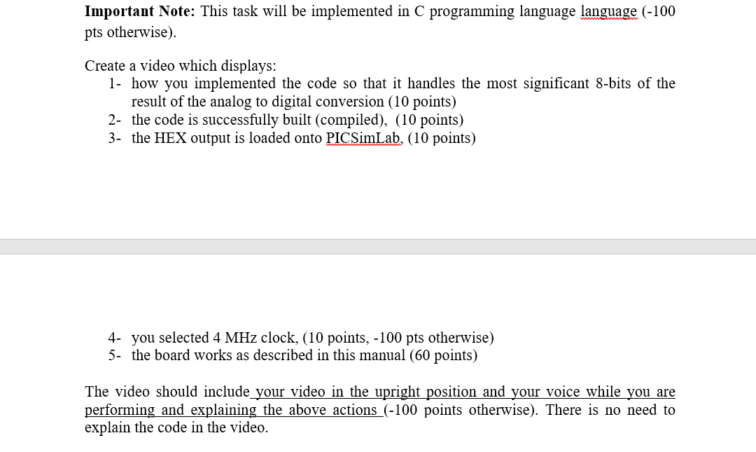 Solved Lab 5 Start PICSimLab. Select the board McLab2. | Chegg.com