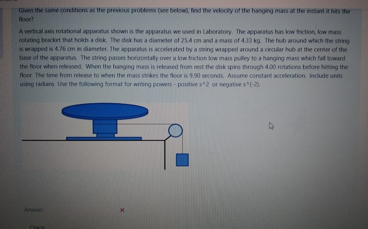 Solved Given the same conditions as the previous problems | Chegg.com