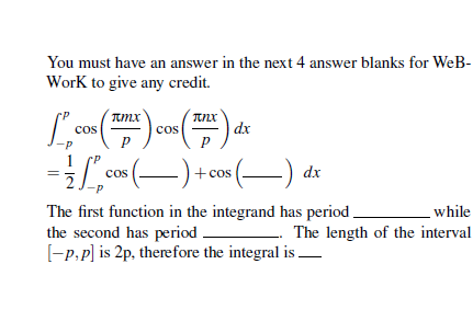 Solved TIMEX TEX 5. (1 point) Derive the orthogonality | Chegg.com