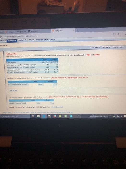 Solved eTextbook Gradebook ignment the amounts presented | Chegg.com