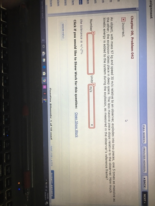 Solved Chapter 08, Problem 039 Thiree values are Va 15.0, Ug | Chegg.com