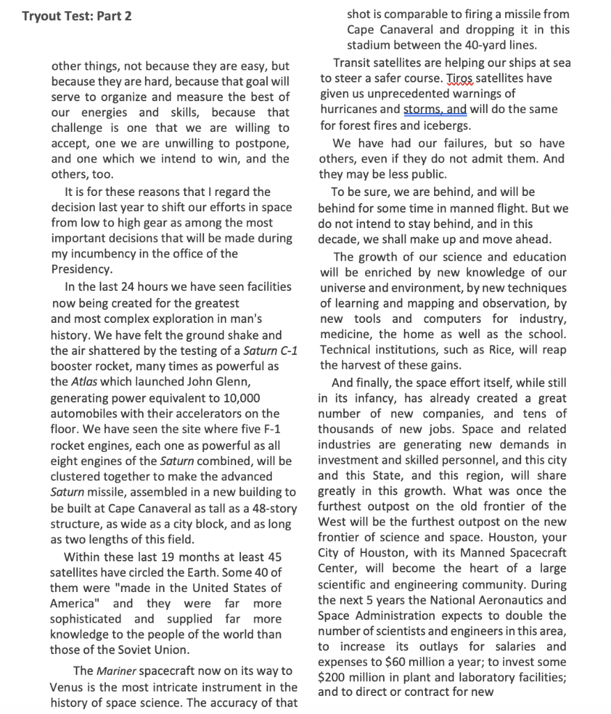 Compare and contrast how the two passages address the | Chegg.com