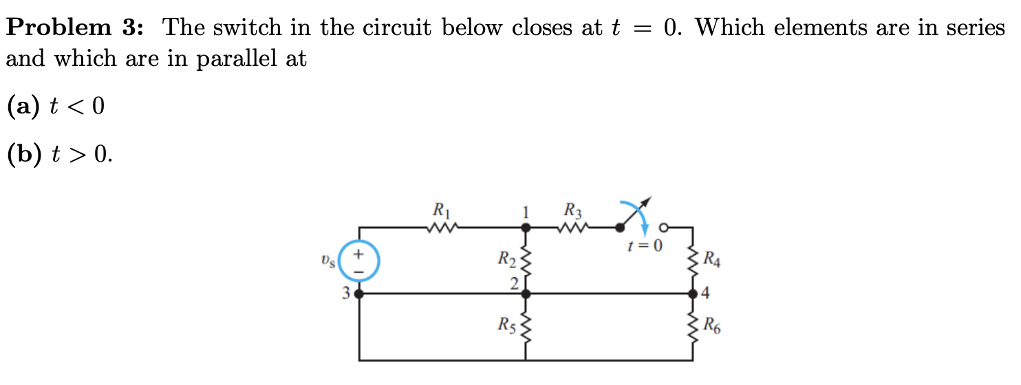Solved Problem 1: Determine Vy in the following circuit. Ι= | Chegg.com