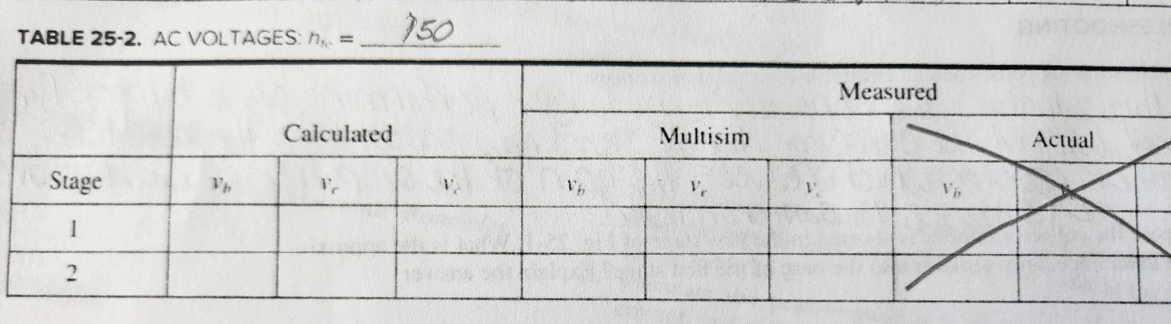3. Calculate the Peak to Peak AC voltage at the base, | Chegg.com