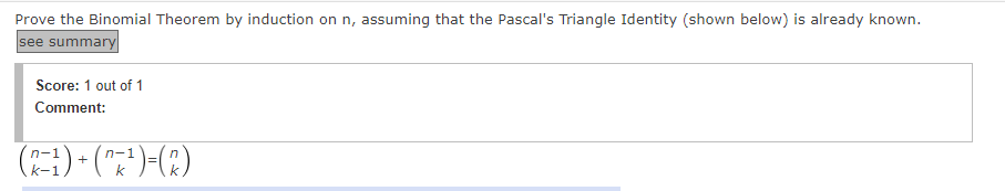 Solved Prove the Binomial Theorem by induction on n, | Chegg.com