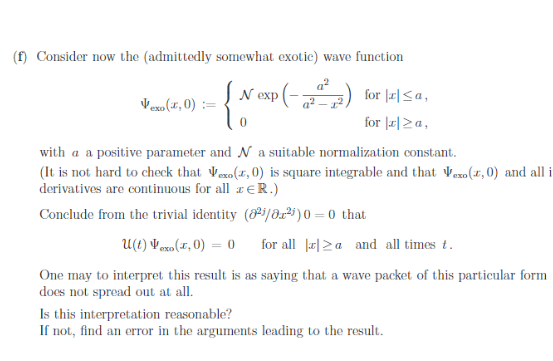 Solved Spreading wave packets A time-dependent | Chegg.com