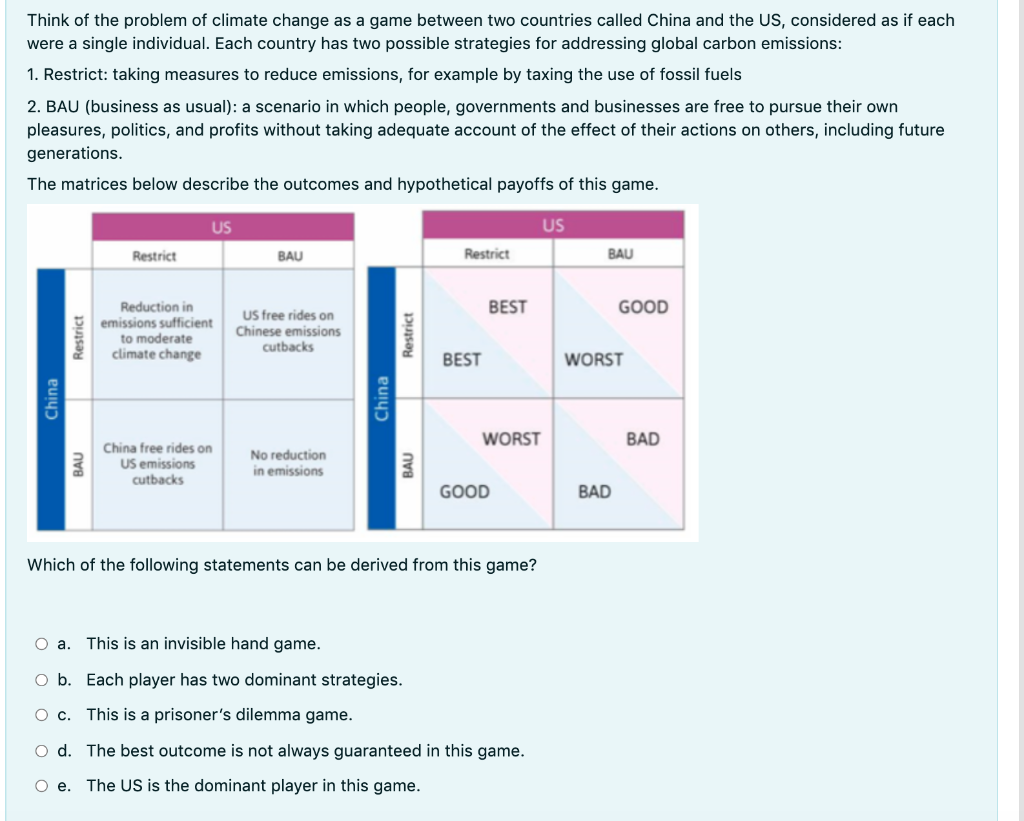 Solved Use the following information to answer the question | Chegg.com