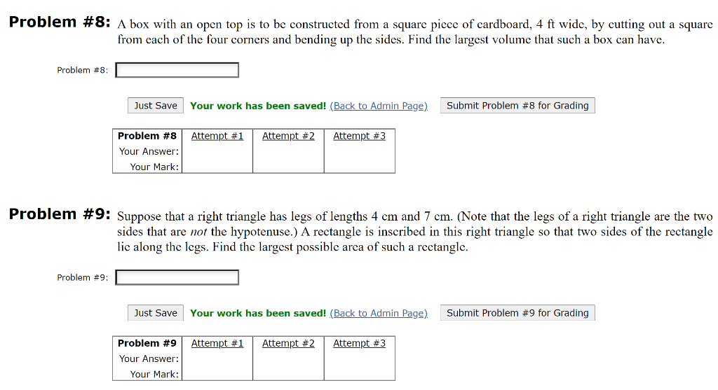 Solved Problem #8: A box with an open top is to be | Chegg.com