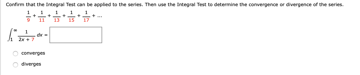 Solved Confirm that the Integral Test can be applied to the | Chegg.com