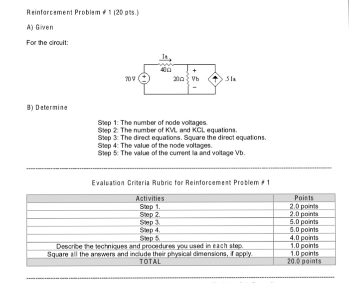 Solved Reinforcement Problem # 1 (20 pts.) A) Given For the | Chegg.com