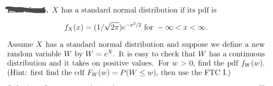 Solved . X has a standard normal distribution if its pdf is | Chegg.com