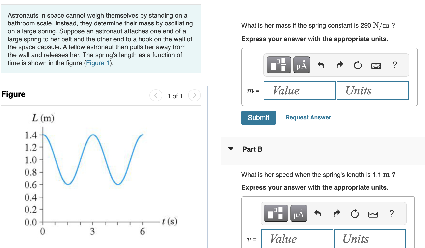 Solved Astronauts in space cannot weigh themselves by | Chegg.com