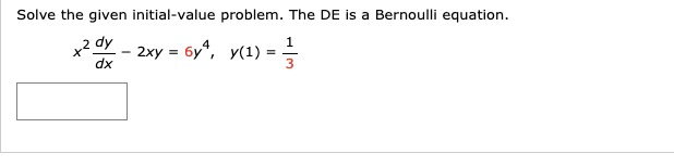 Solved Solve the given initial-value problem. The DE is a | Chegg.com