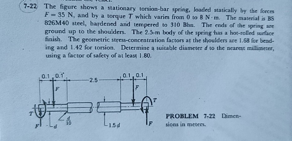 Solved |-|(IIIL SLUG (7-22 The figure shows a stationary | Chegg.com