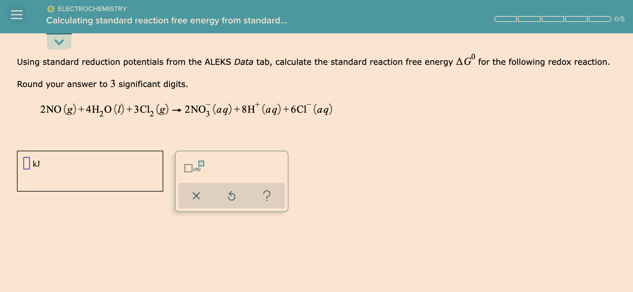 Solved Using standard reduction potentials from the ALEKS | Chegg.com