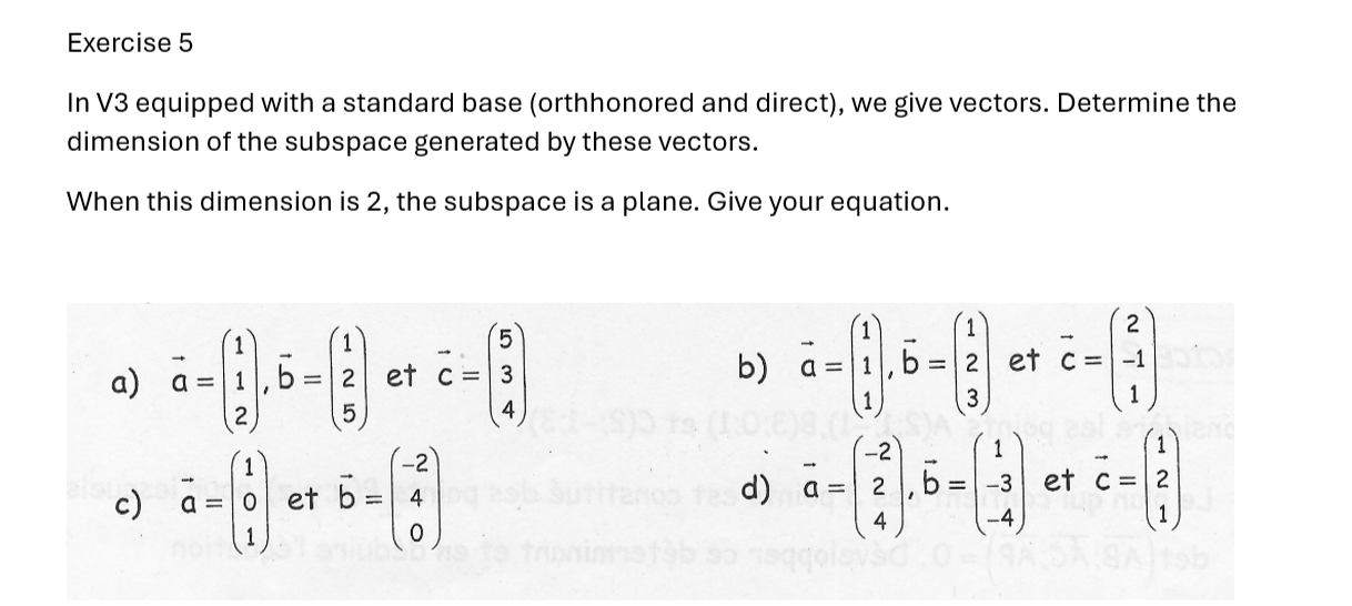 Solved Advanced Maths - ﻿linear alegbraPlease kindly show me | Chegg.com