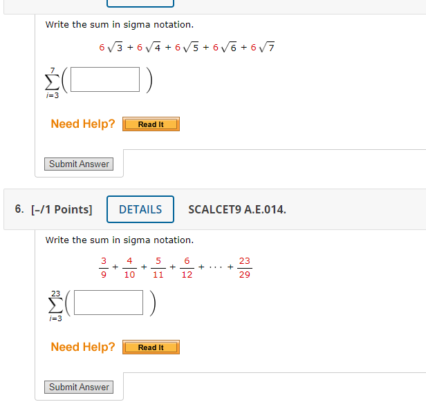 Solved Write the sum in sigma | Chegg.com