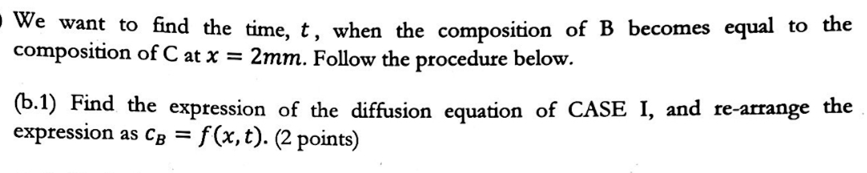 Solved CASE I: We start with a pure material of Element A. | Chegg.com