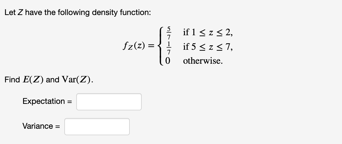 Solved A) Let X have possible values {1, 2, 3, 4, 5} and | Chegg.com