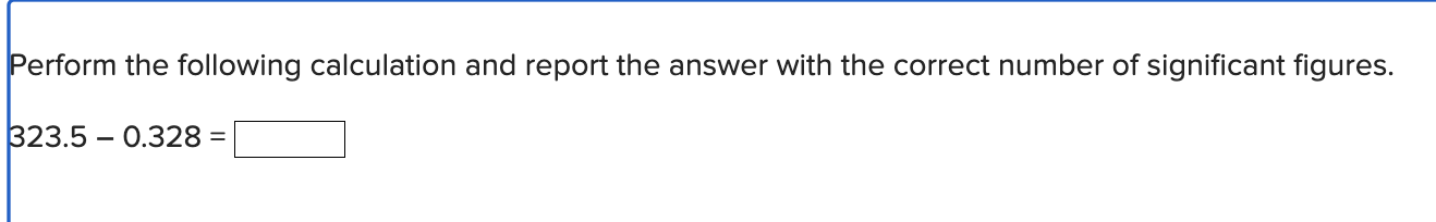 Solved Perform the following calculation and report the | Chegg.com