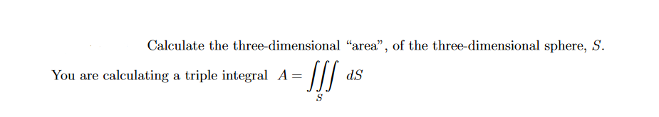 A three-dimensional ball of radius R is the set of | Chegg.com
