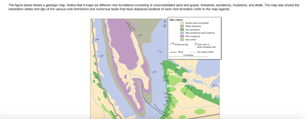 Solved GeoTutor: Interpreting Geologic Maps and Actual | Chegg.com