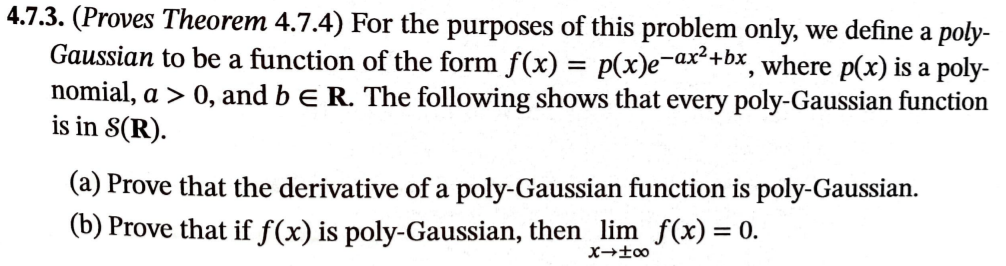 Solved = 4.7.3. (Proves Theorem 4.7.4) For the purposes of | Chegg.com