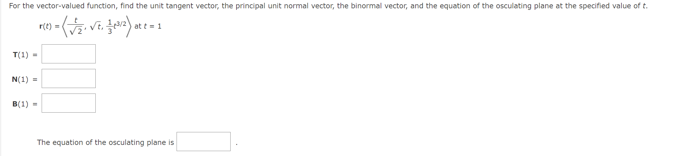 Solved For the vector-valued function, find the unit tangent | Chegg.com