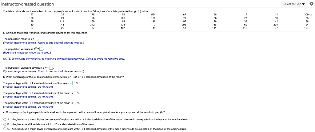 Solved Instructor-created question Question Help O 584 126 | Chegg.com