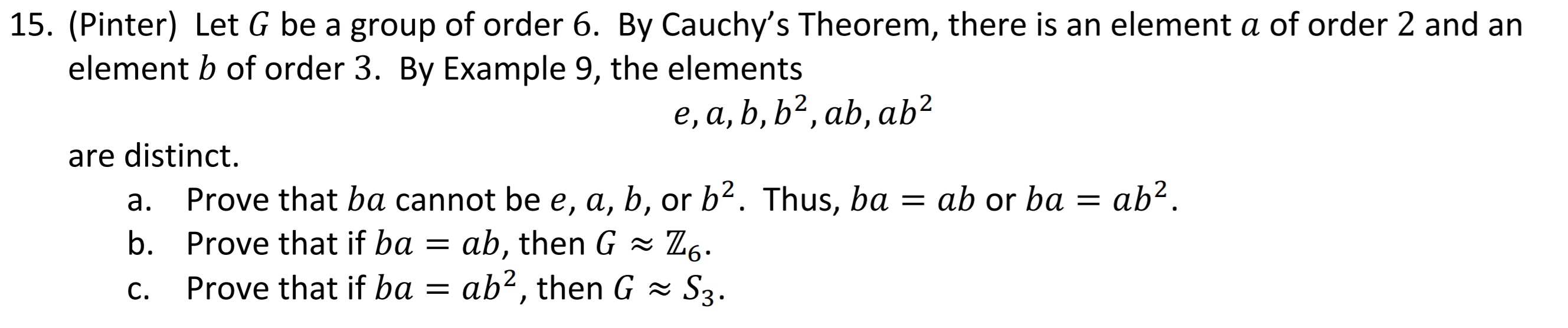 Solved Cosets question, only question 3 part b and c, 15 | Chegg.com