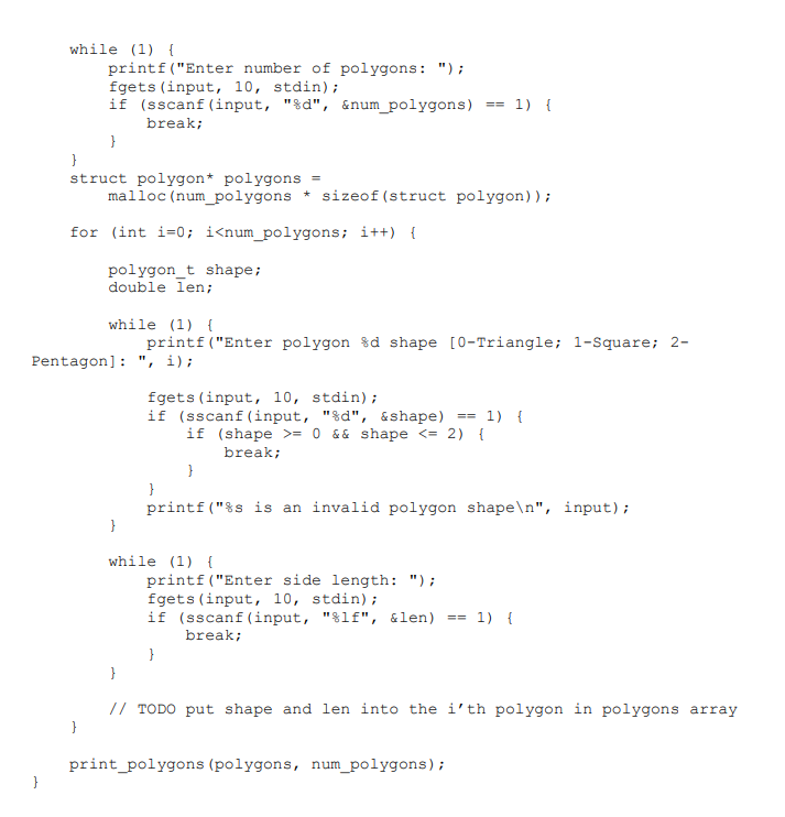 Solved Below you are given some code that will ask the user | Chegg.com