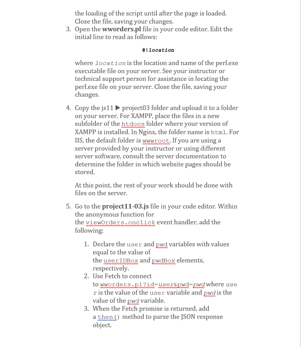 Solved Need a step by step guide, using XAMPP for completing | Chegg.com