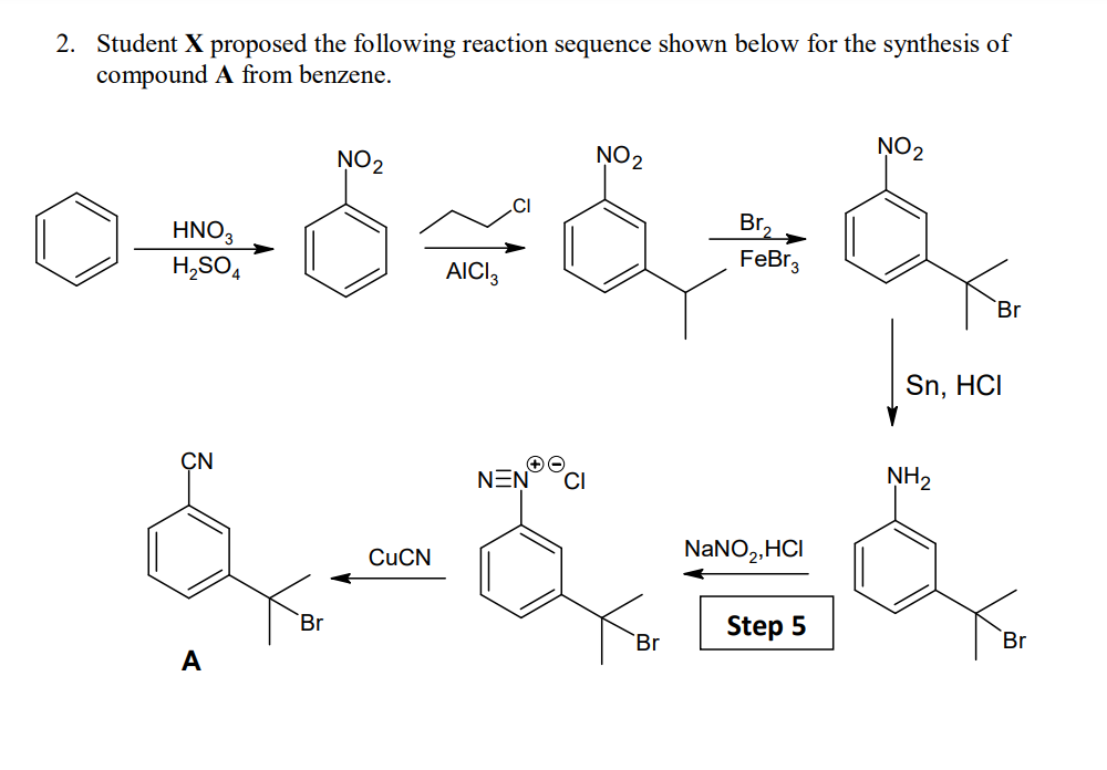 Solved Show the mechanism for the formation of the diazonium | Chegg.com