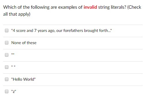 Solved Which of the following are valid identifiers in C++? | Chegg.com