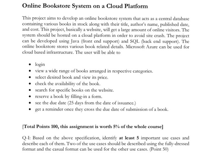 Solved Q-1 identify at least 5 use cases with a | Chegg.com