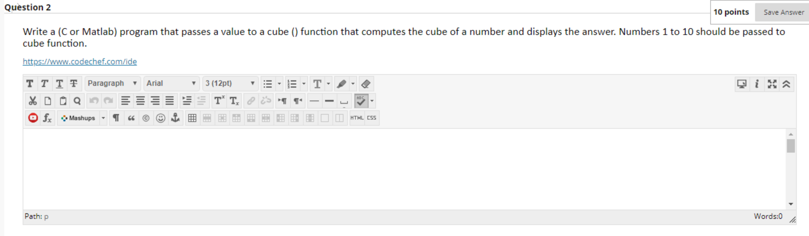 Solved Question 2 10 Points Save Answer Write A C Or 1363