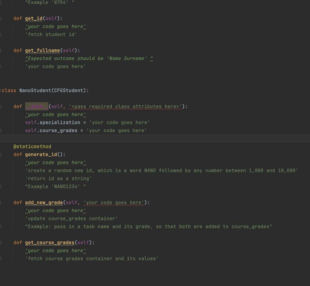 Solved Python Object Orientated Question Provide Screen
