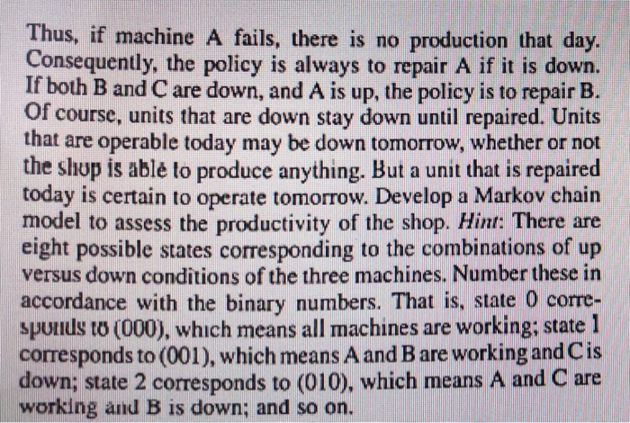 referring to problem 16 in chapter 2 (the print shop | Chegg.com