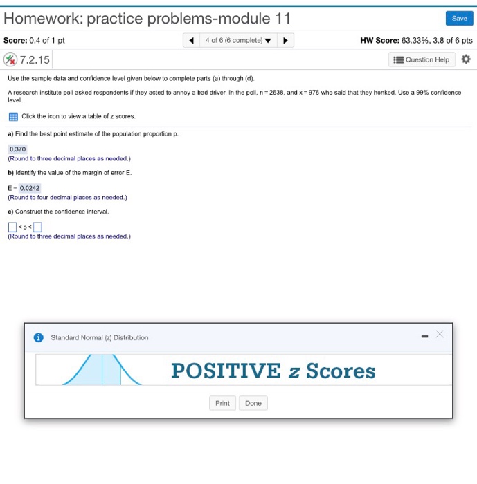 Solved Homework Practice Problems Module 11 Save Score 0 4