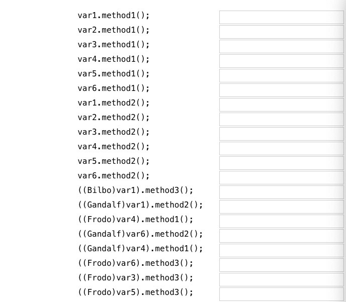 Solved Assuming That The Following Classes Have Been 