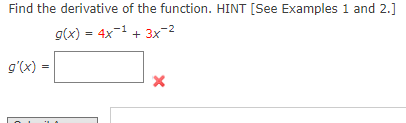 Solved Find the derivative of the function. HINT [See | Chegg.com