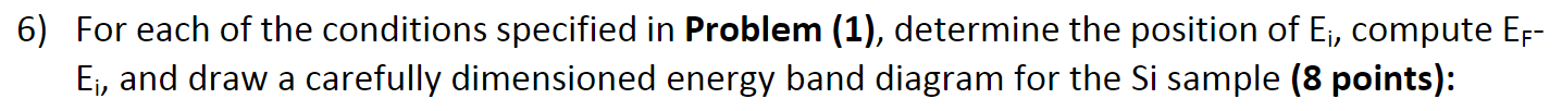 Solved Please Solve Problem 6. It says Problem 1, but that | Chegg.com