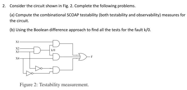 Solved 2. Consider the circuit shown in Fig. 2. Complete the | Chegg.com