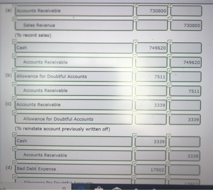 Solved Exercise 8-3 (Part Level Submission) At the beginning | Chegg.com