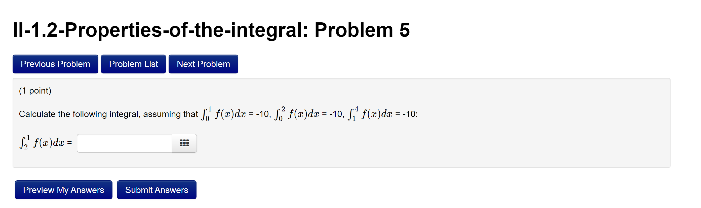 Solved Calculate the following integral, assuming that | Chegg.com